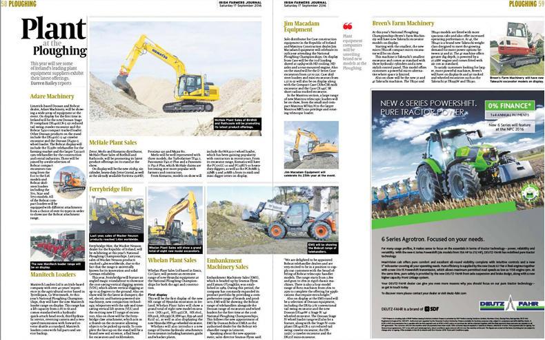 Your essential guide to the Ploughing, inside this week's Irish Farmers ...
