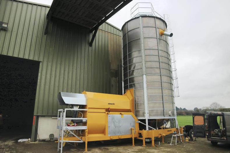 Mammoth 55t mobile grain drier - Premium