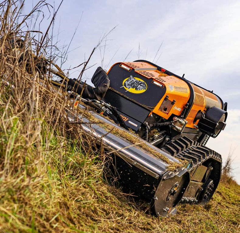 Robotic mower makes light work of steep Wexford banks - Free